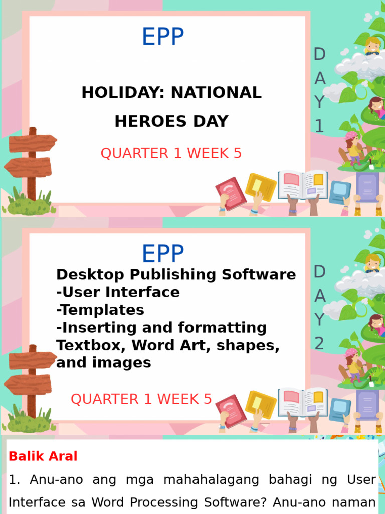 Q1 W5 Epp Matatag | PDF