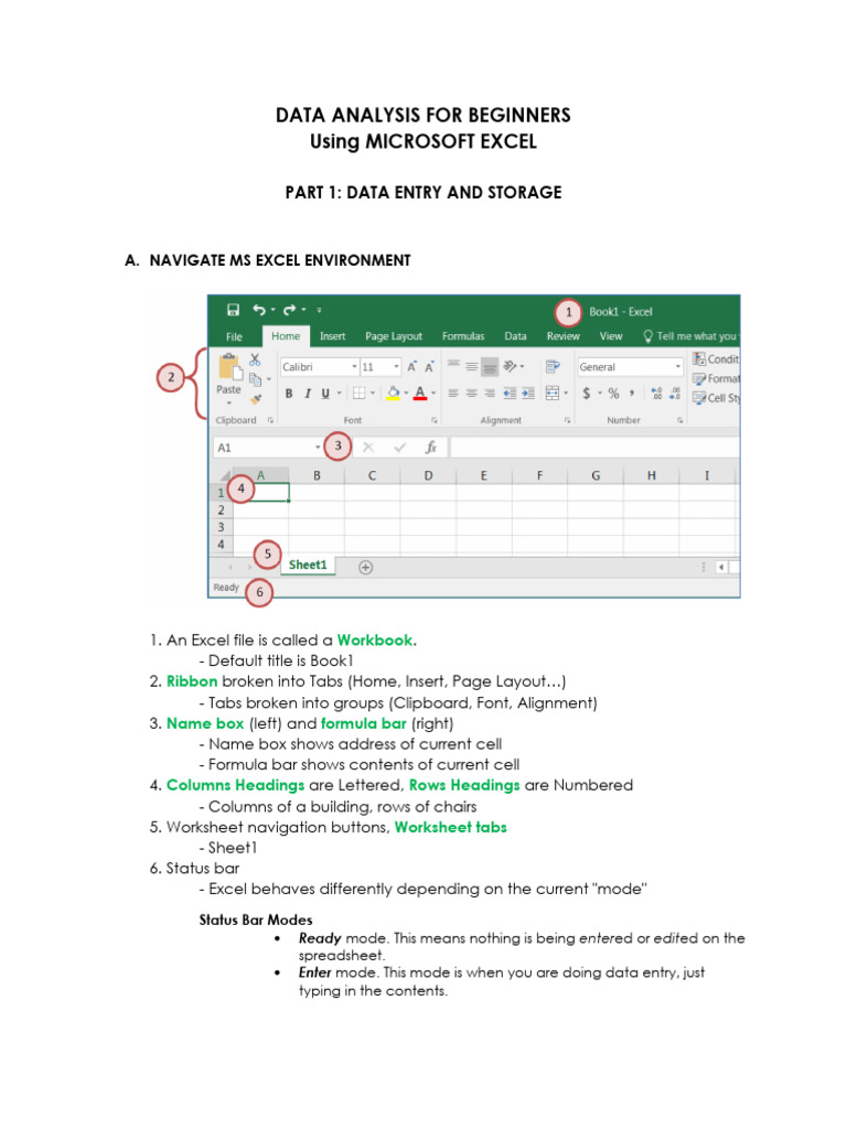 Excel-Basics-Module | PDF