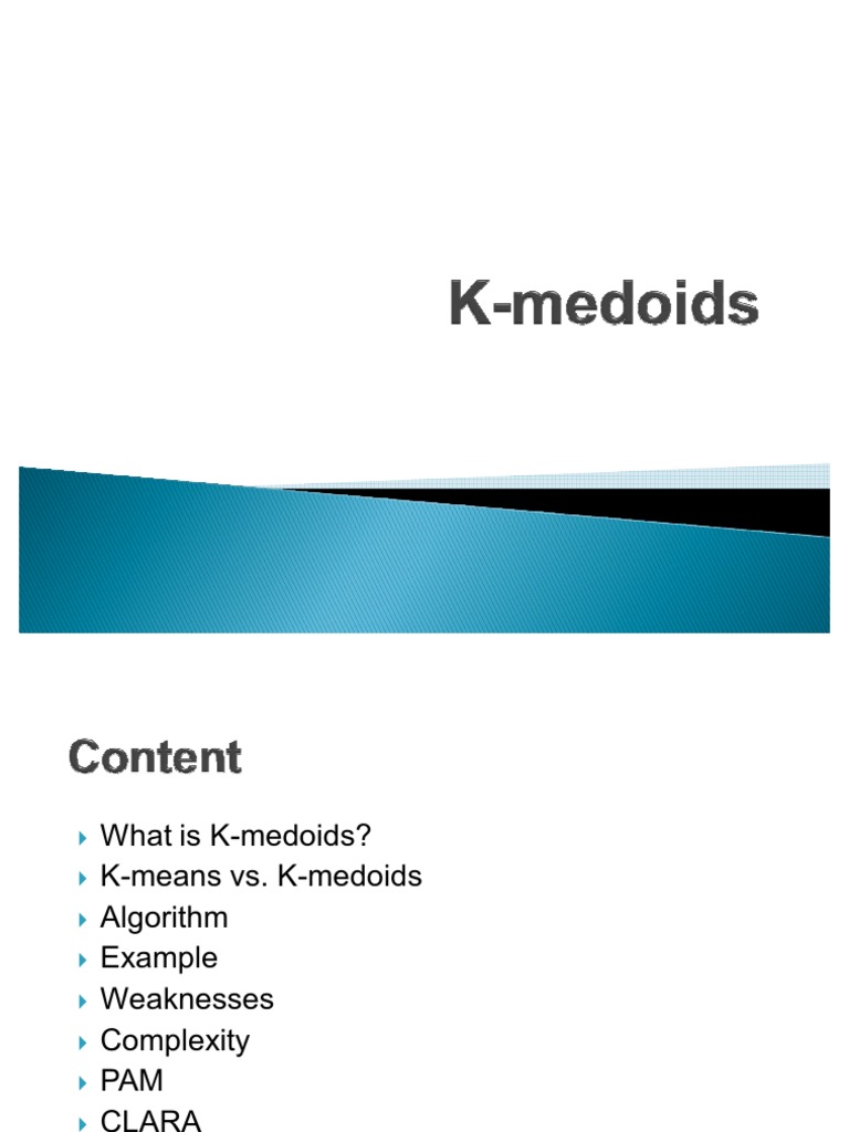 K-medoids Clustering Algorithm: Definition, Examples, Strengths and ...