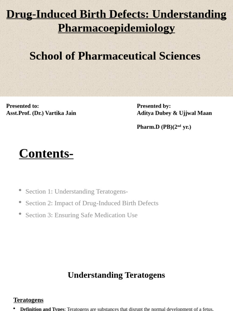 Drug-Induced Birth Defects | PDF