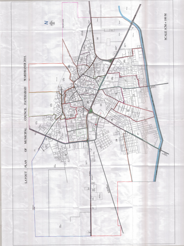 Ward Map Fatehabad | PDF