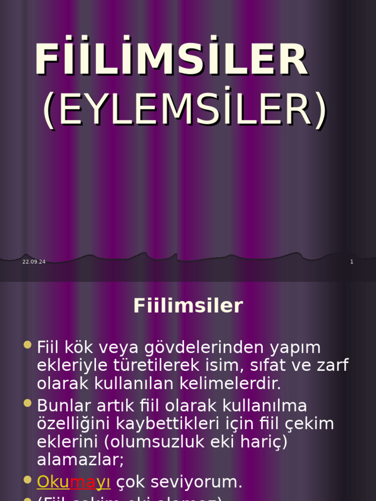 5 Fiilimsiler | PDF