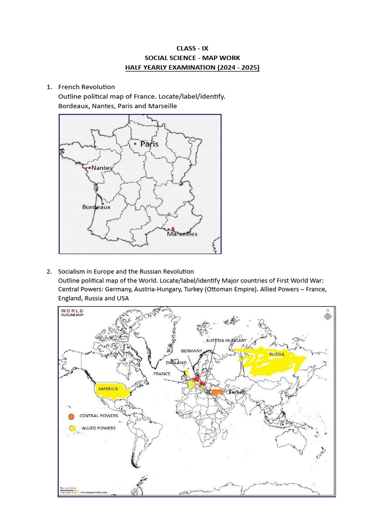 Ix Map File Half Yearly | PDF