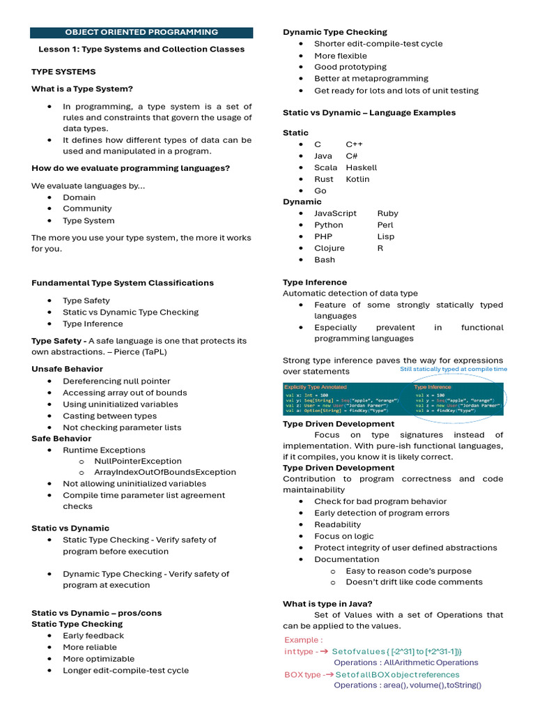 Oop Reviewer Finals | PDF