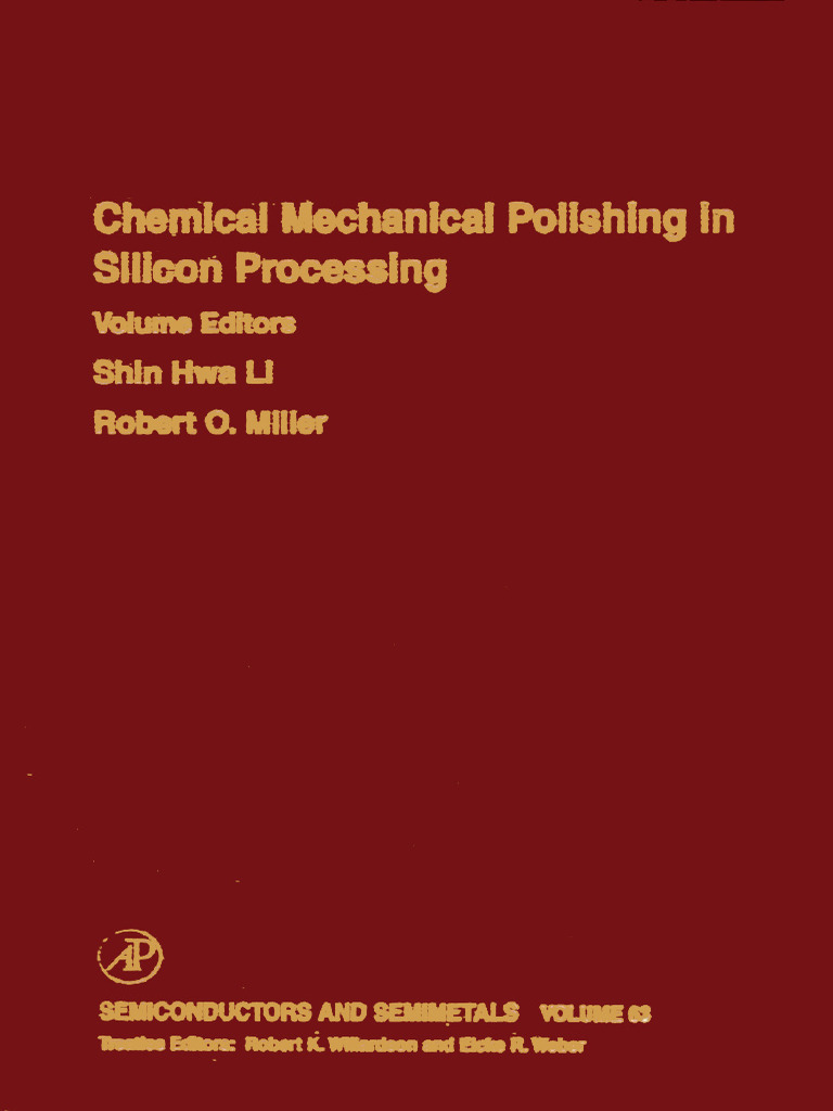 Chemical Mechanical Polishing in Silicon Processing | PDF