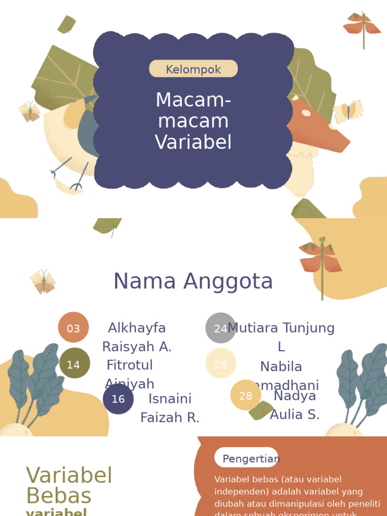 Macam Macam Variabel | PDF