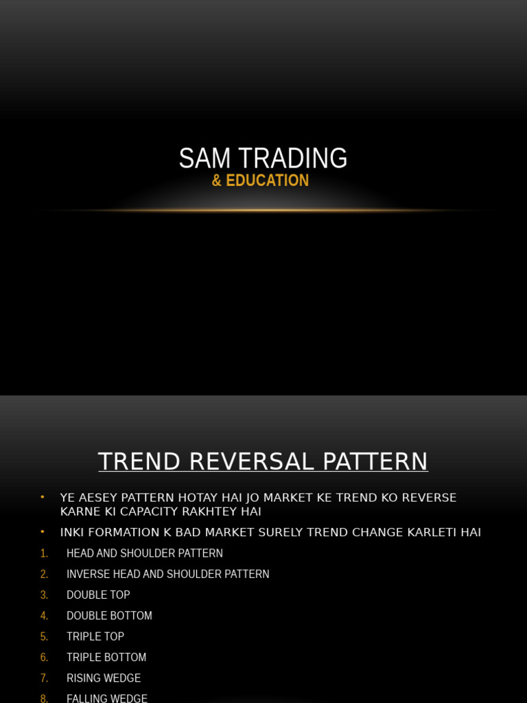 Trend Reversal Pattern MC PP | PDF