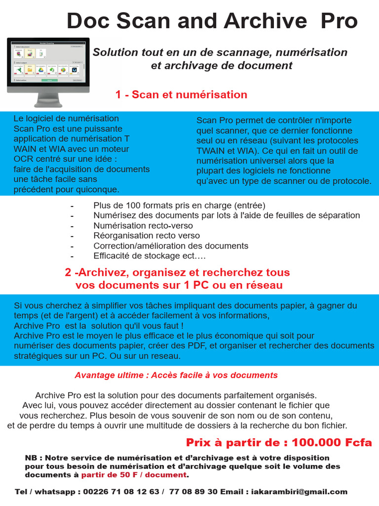 Affiche Scan Pro | PDF