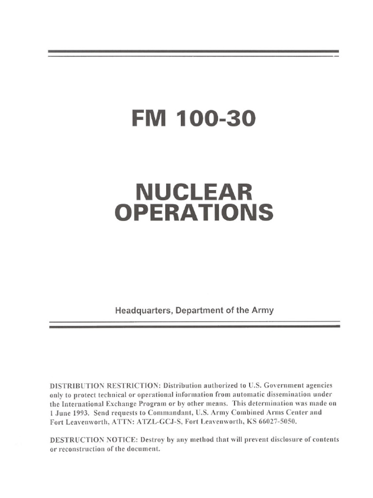 FM100 30核战役行动 | PDF