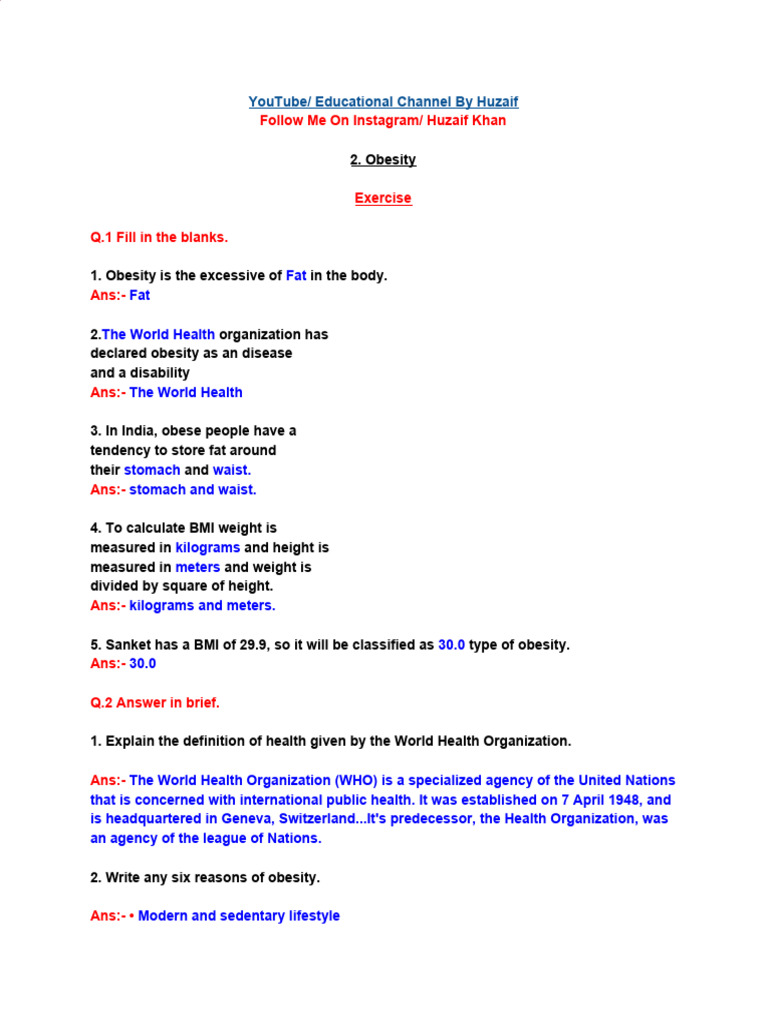Chapter-2 Physical Education | PDF
