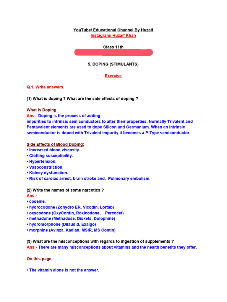 Chapter 5 Physical Education Pdf