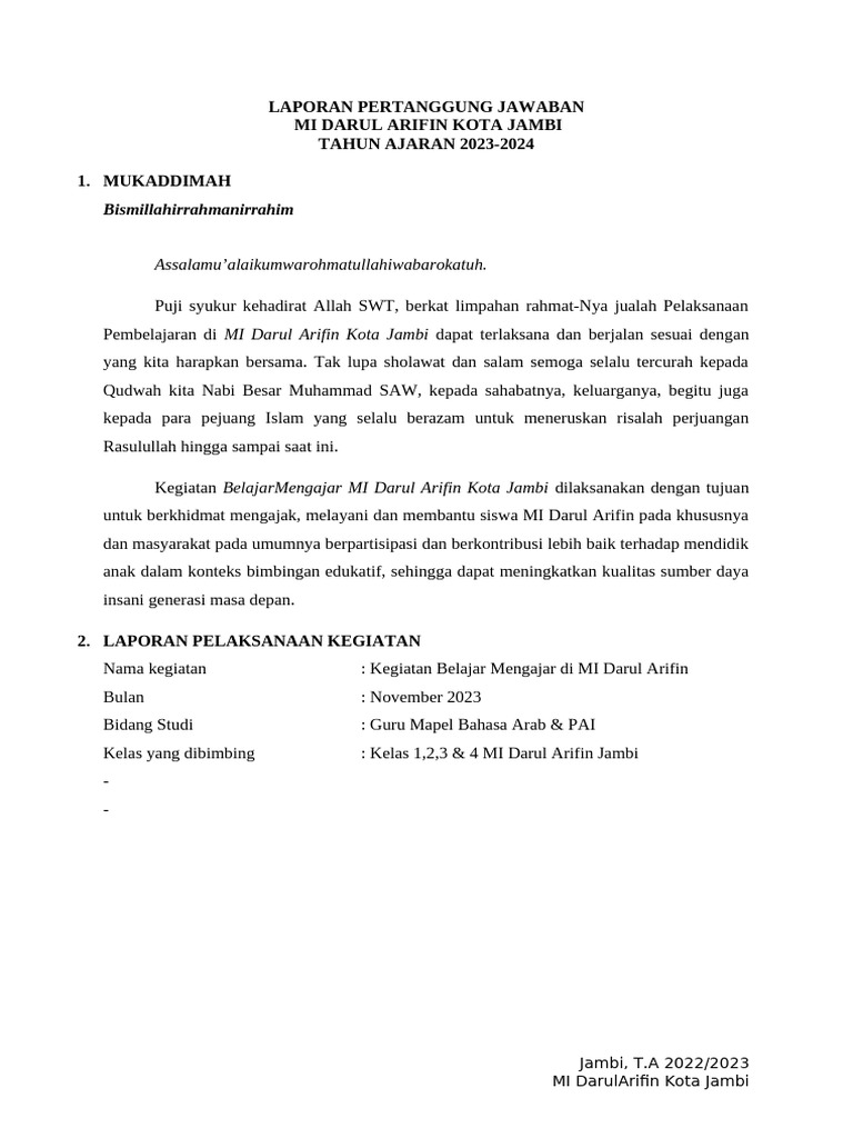 LPJ MIDA Ramadhan Destiar Heldi | PDF