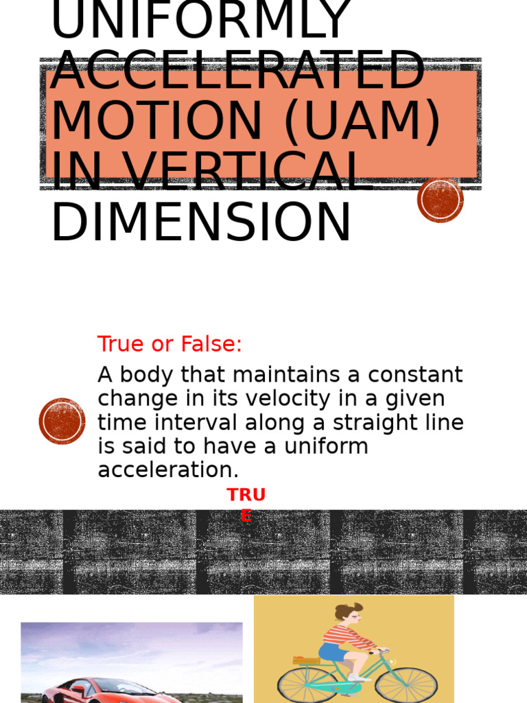4 UAM Projectile Vertical Dimension Free Falling Objects | PDF