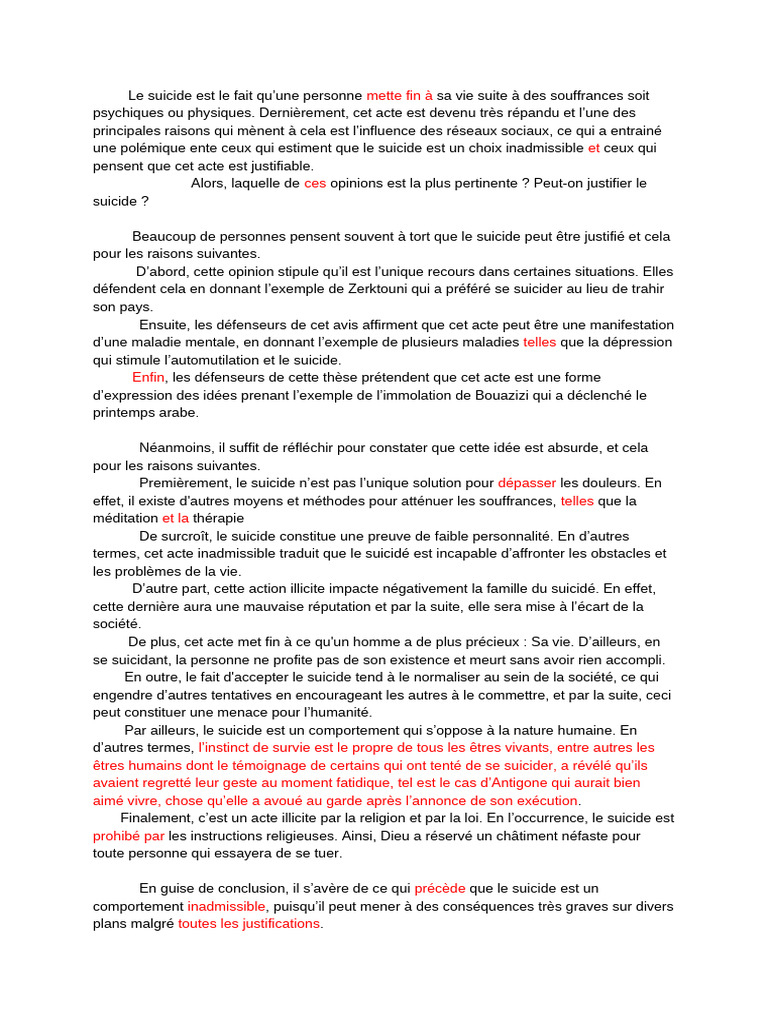 Le Suicide SM2 | PDF