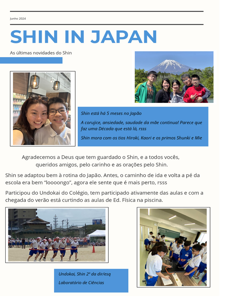 Shin in Japan (Junho) | PDF