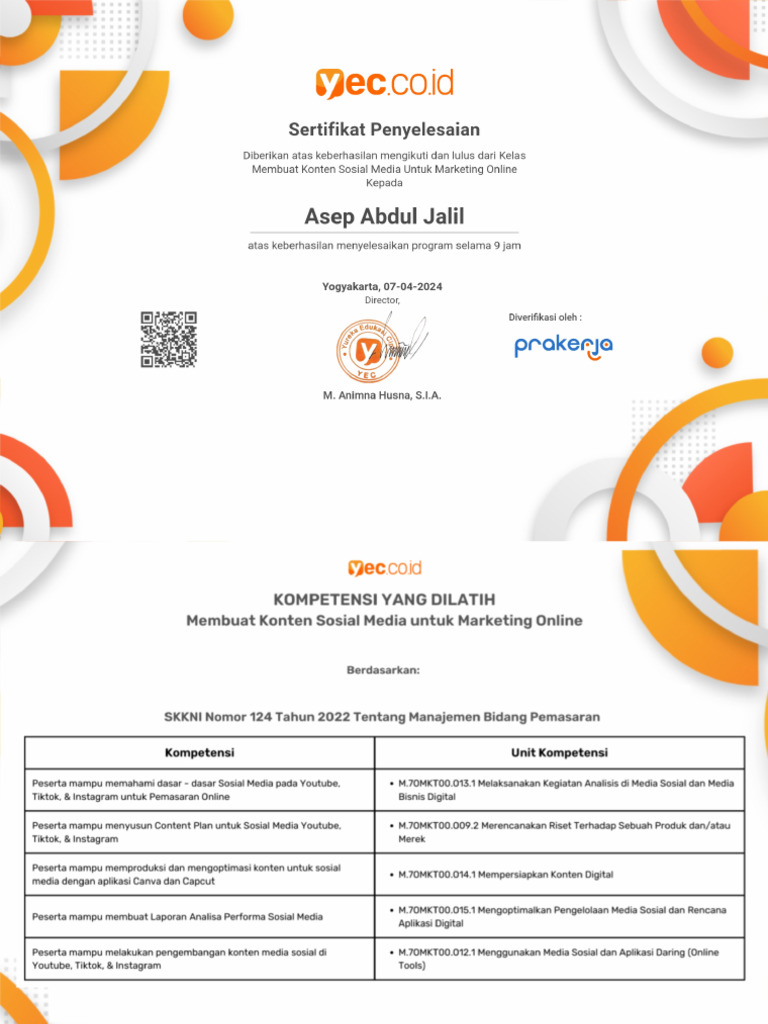 Asep Abdul Jalil - Membuat Konten Sosial Media Untuk Marketing Online | PDF