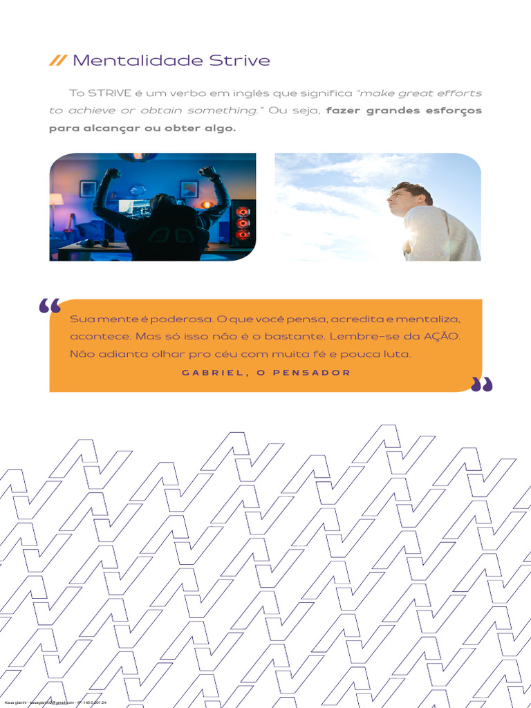 Mentalidade Strive | PDF