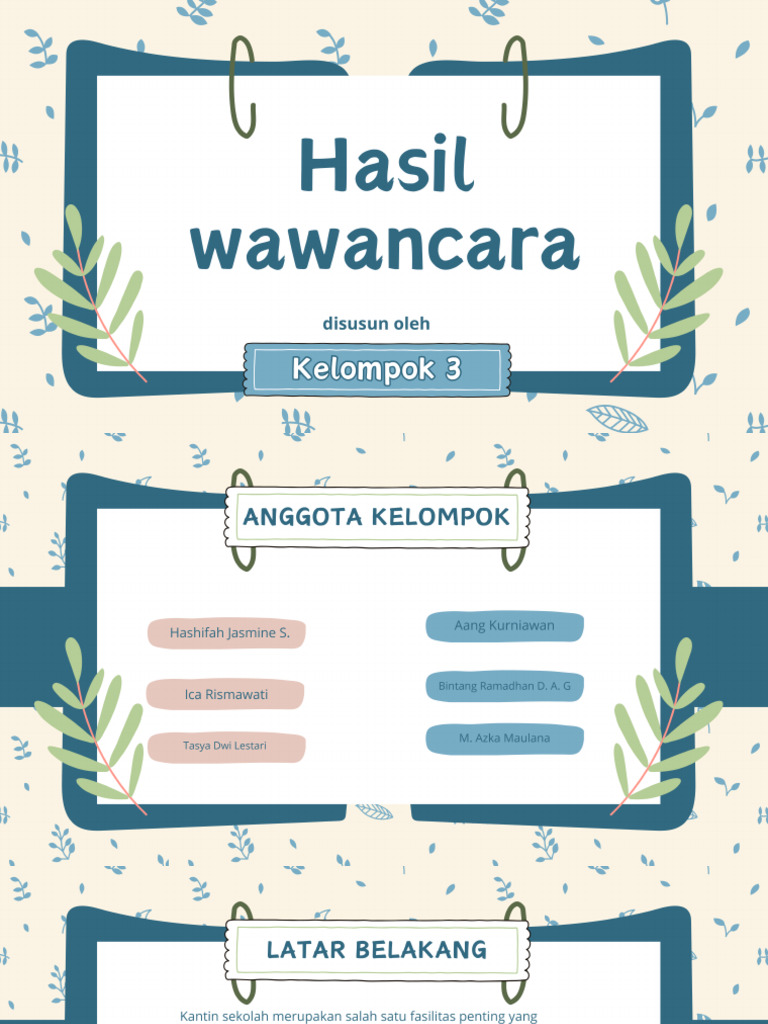 Presentasi Kelompok 3 Pdf