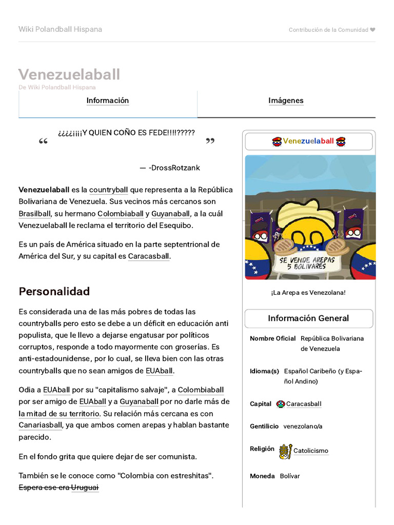 Venezuelaball - Wiki Polandball Hispana | PDF