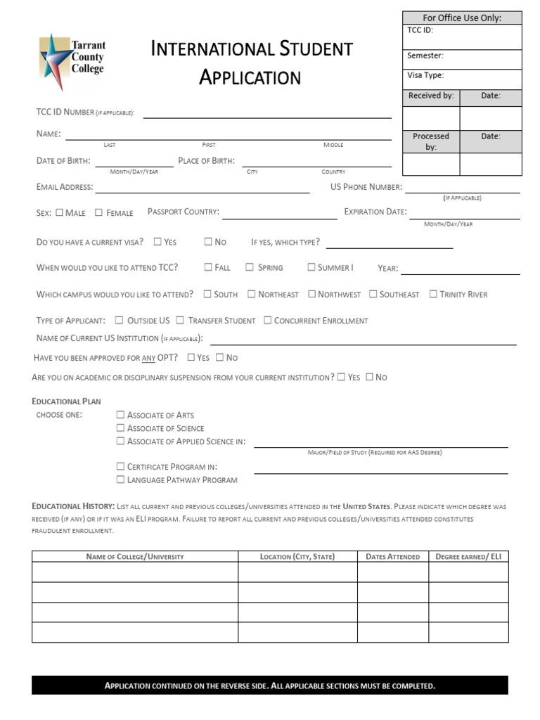International Student Application | PDF | Human Rights | Lgbt