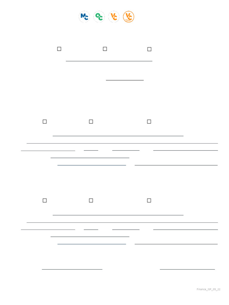 VCCCD Financial Certification Form | PDF