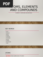 Elements and Compounds PowerPoint | PDF | Chemical Compounds | Molecules