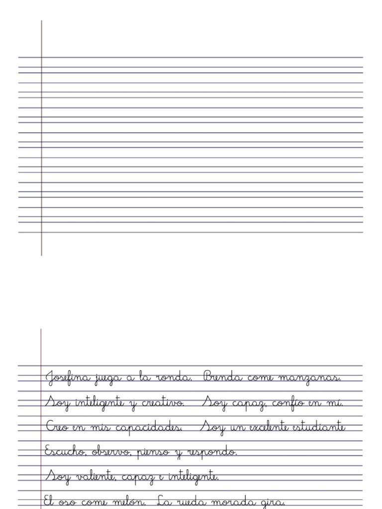 Caligrafía Septiembre | PDF