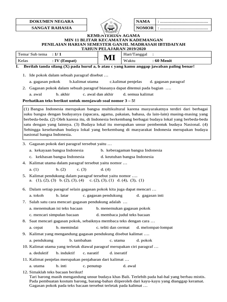 PH Tema 1 Subtema 1 | PDF