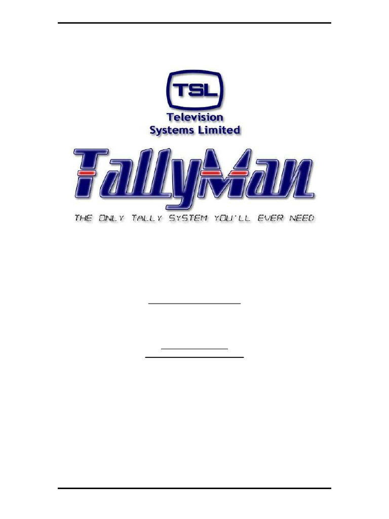 01 TallyMan Controllers TM1TM2 TM2+ Introduction | PDF