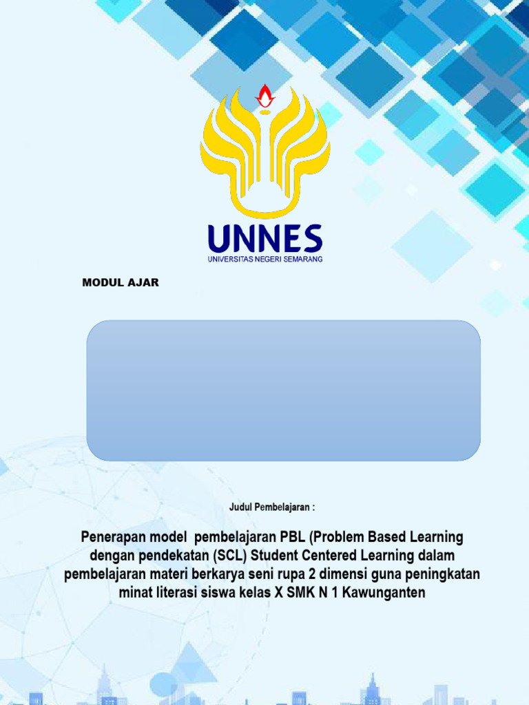 Contoh Rpp-Modul Ajar - Metode Problem Based Learning | PDF