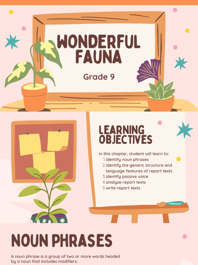 Wonderful Fauna-Noun Phrase | PDF
