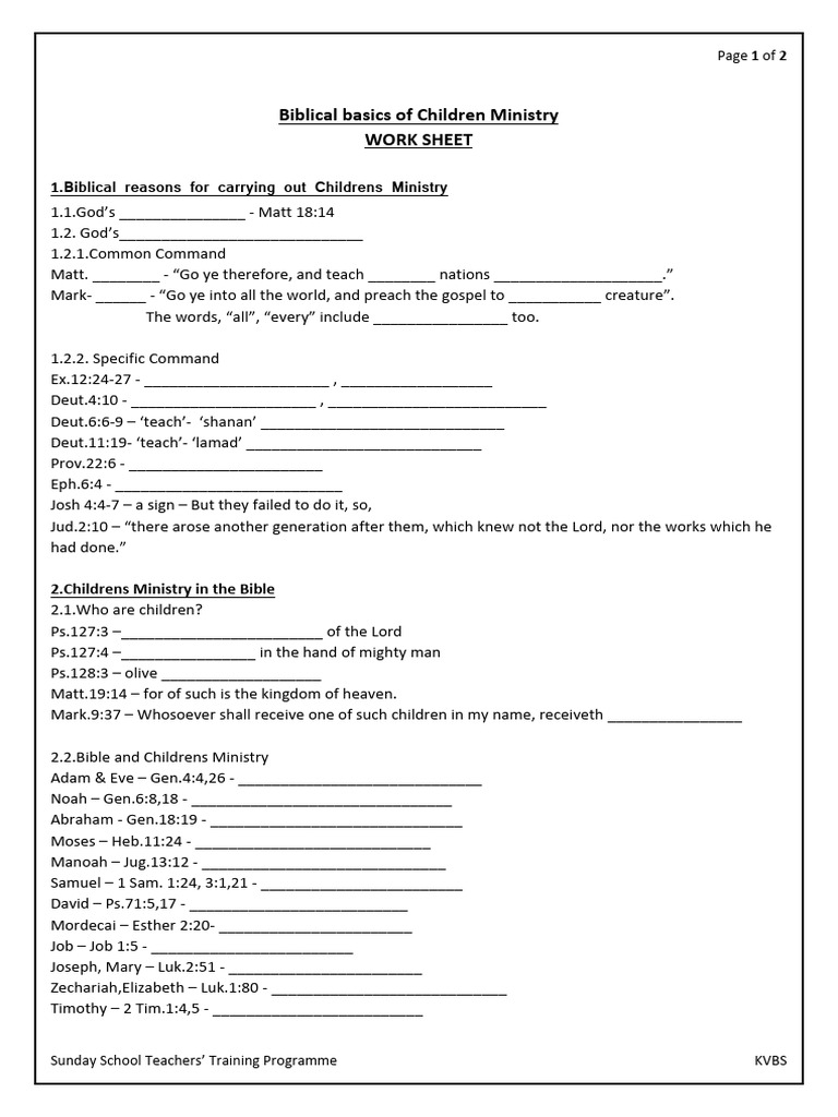 Work Sheet - English Version | PDF