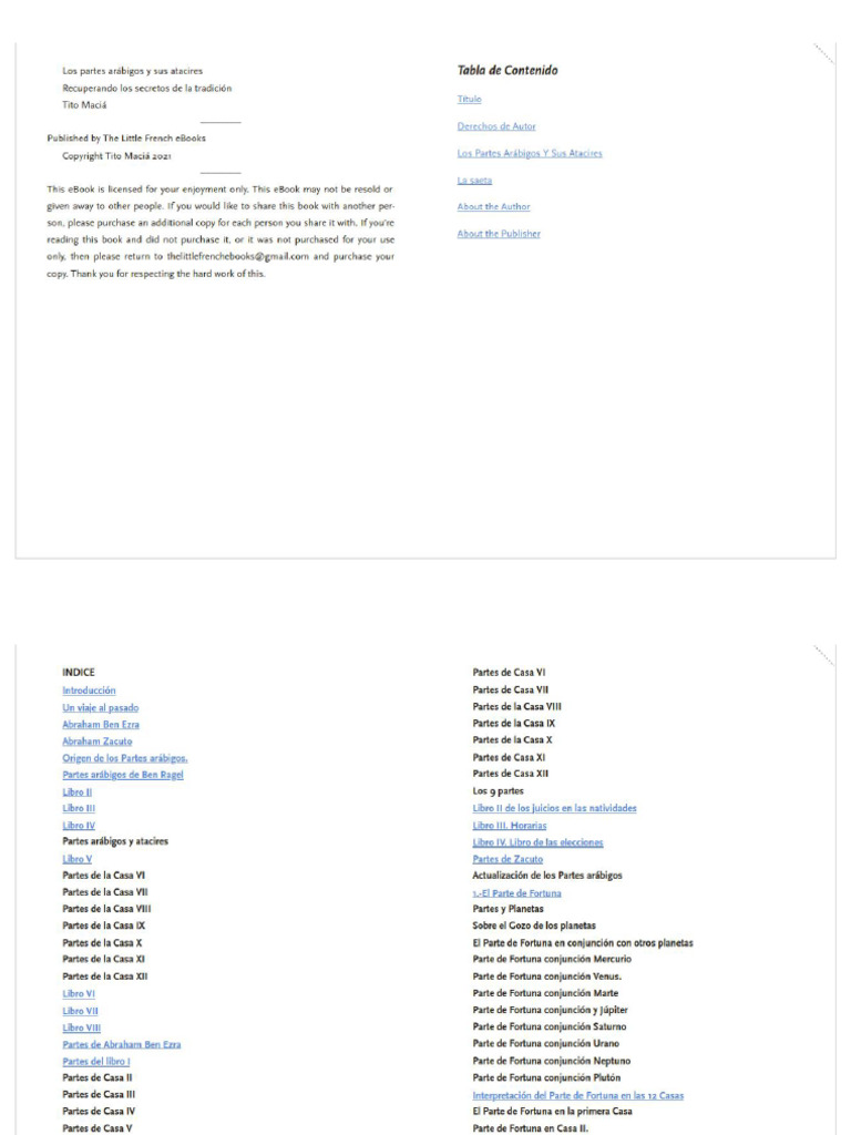 Los Partes Arabigos y Sus Atacires-Tito Macia | PDF