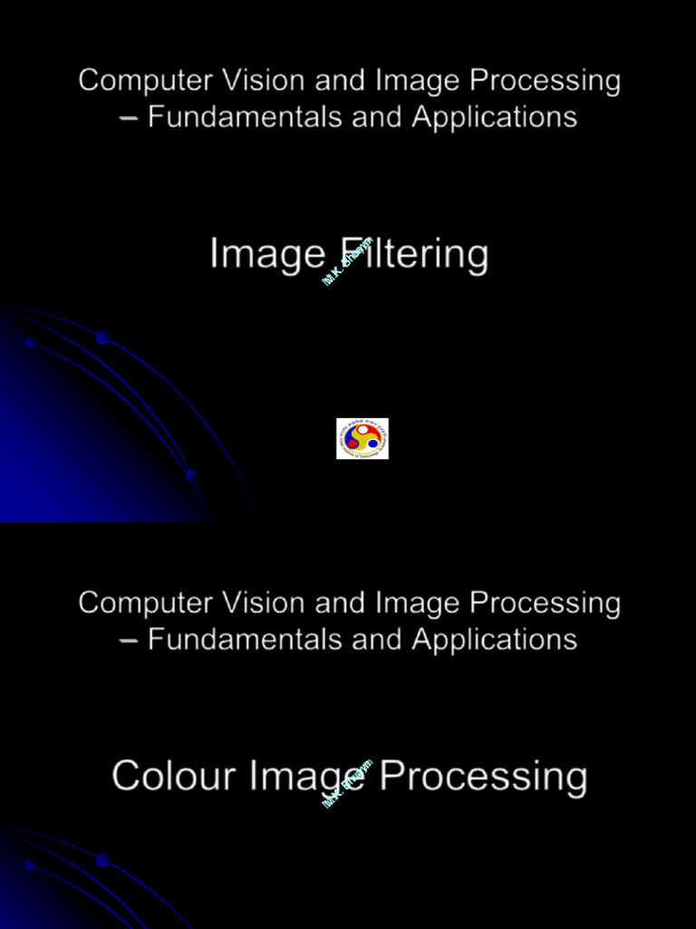 Computer Vision and Image Processing - Fundamentals and Applications | PDF