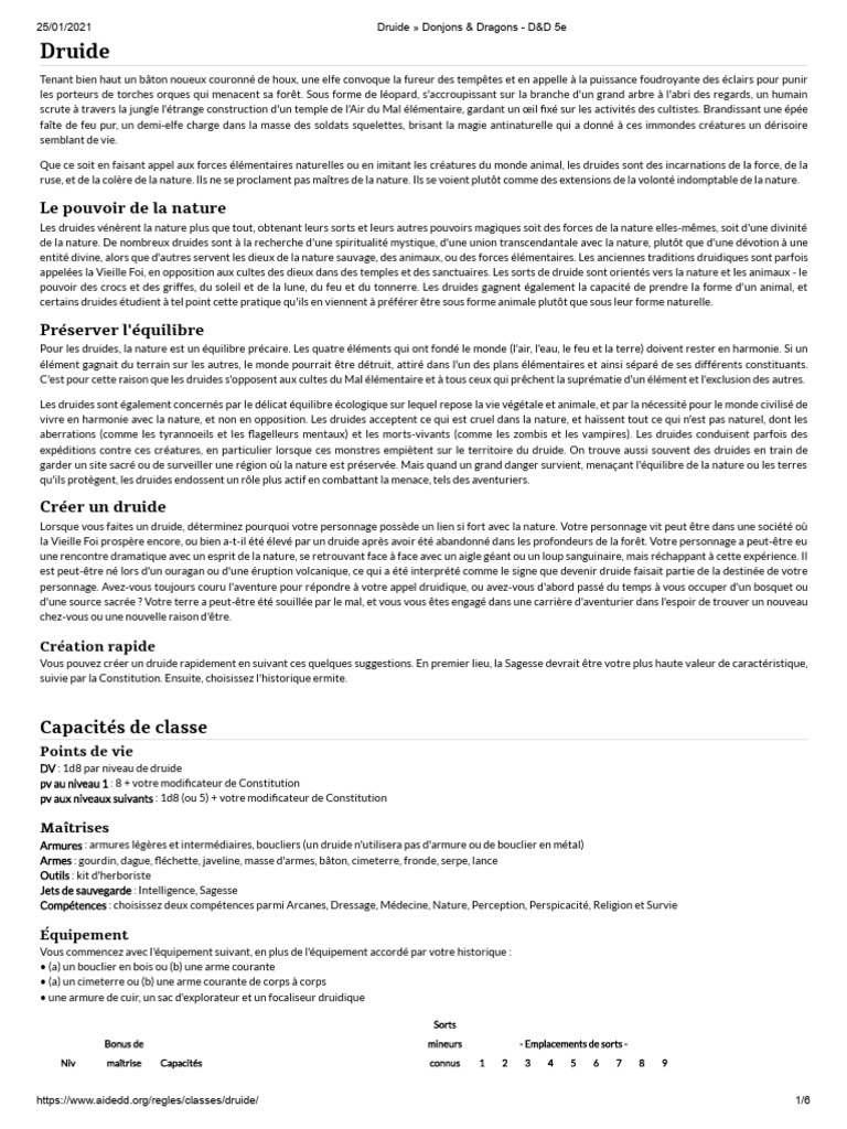 Druide Pdf