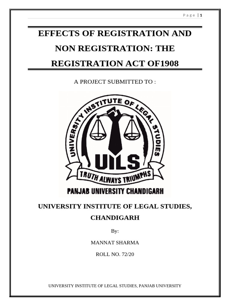 Registration Project | PDF