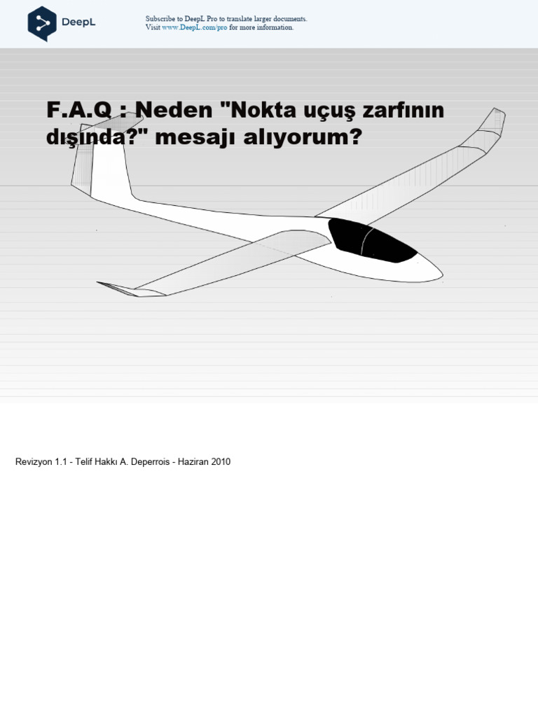 Point Out of Flight Envelope TR | PDF