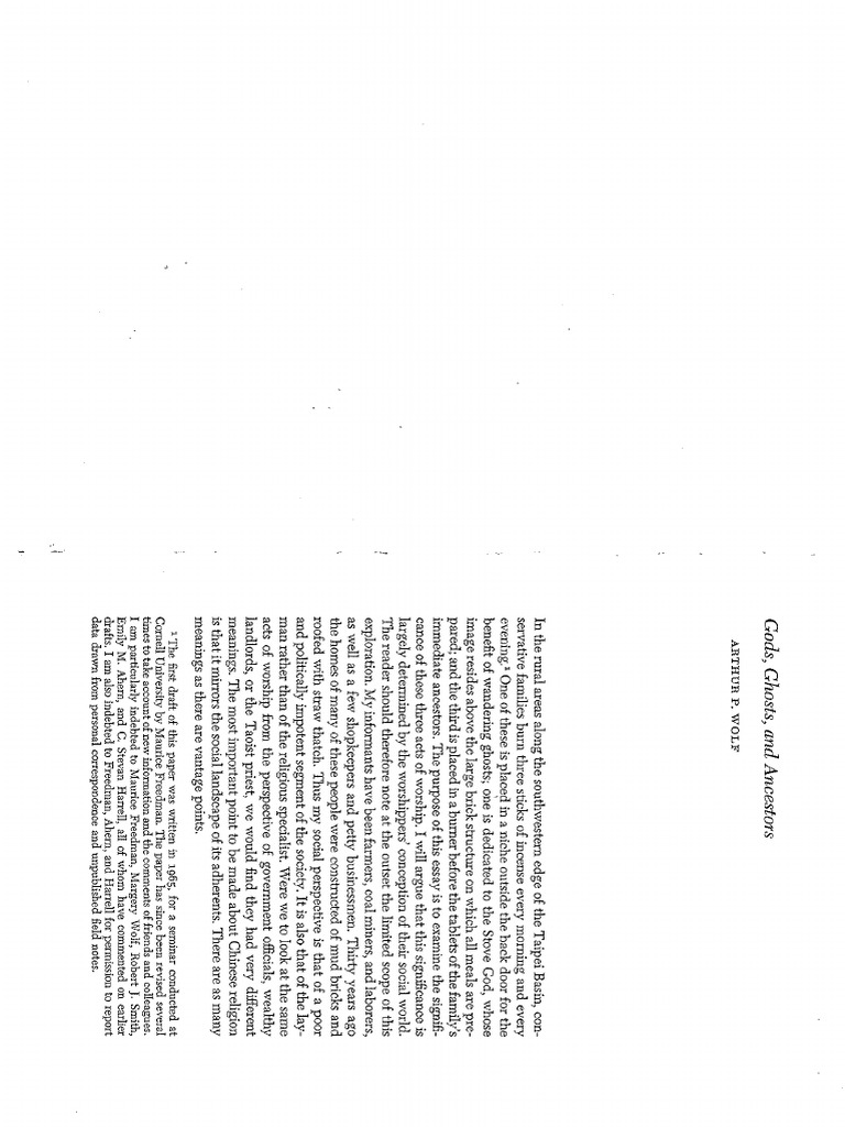 Wolf - Gods Ghosts and Ancestors | PDF