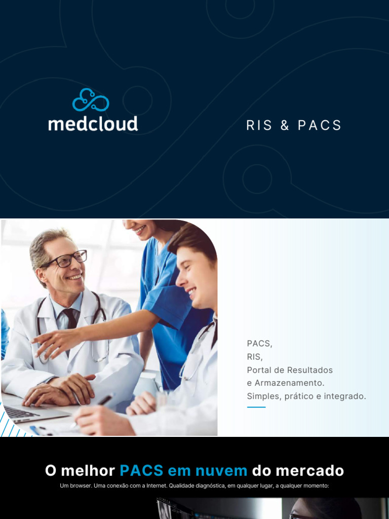 Medcloud: RIS e PACS em Nuvem | PDF | Anthropometry | Multidimensional Signal Processing
