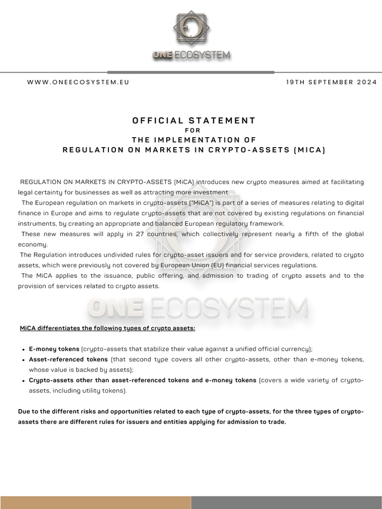 Statement | PDF