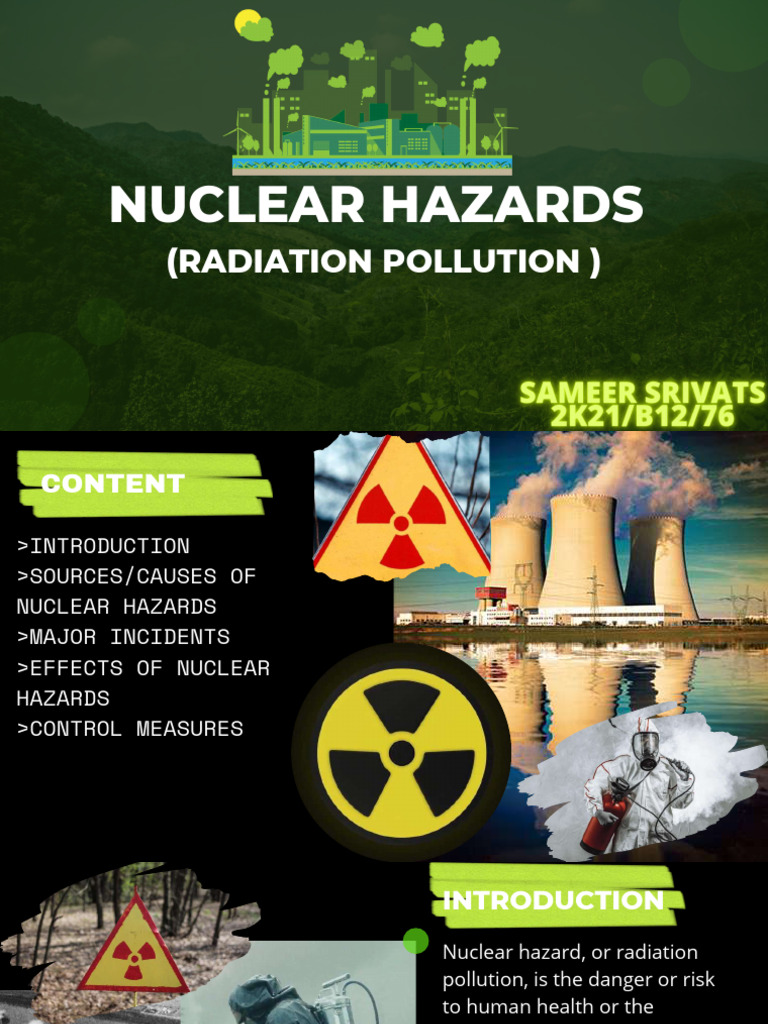 Nuclear Hazards Sameer Srivats 2K21 - B12 - 76 | PDF