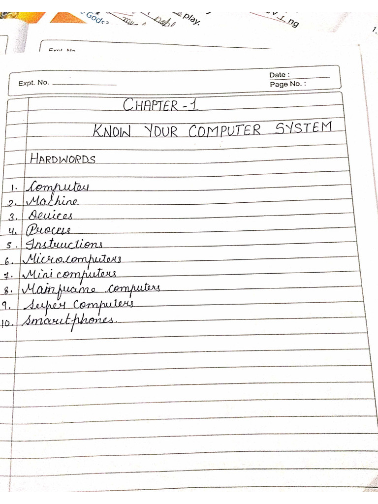 Class 3rd Computer Chapter 1, 2 | PDF