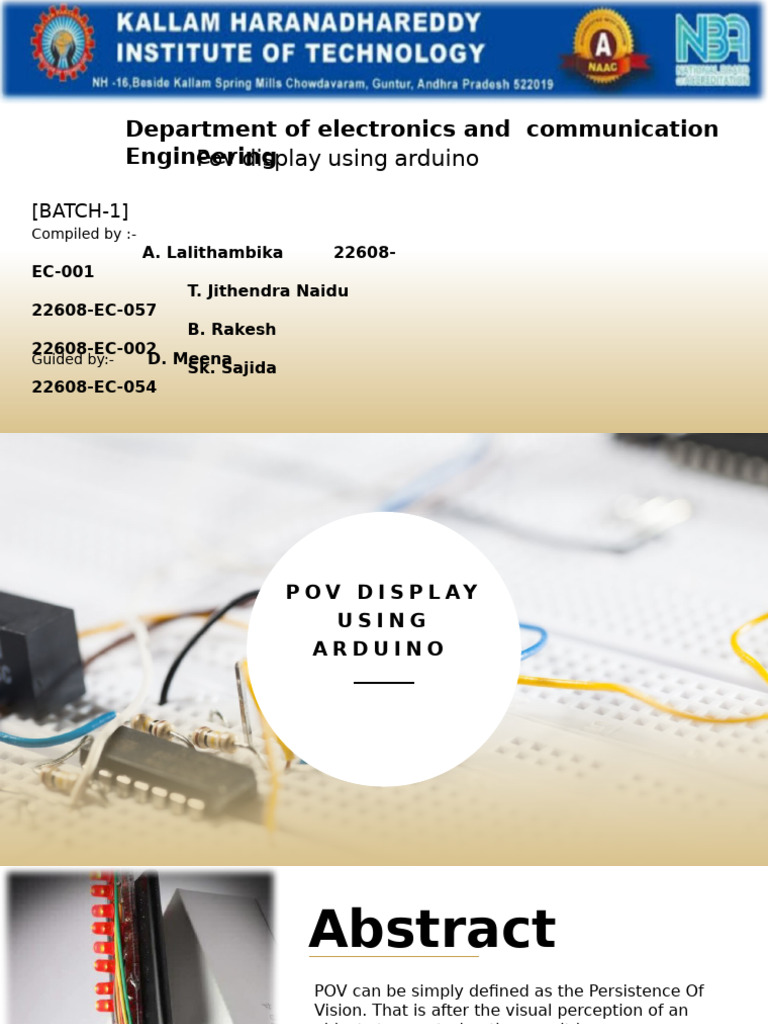 Pov Display | PDF