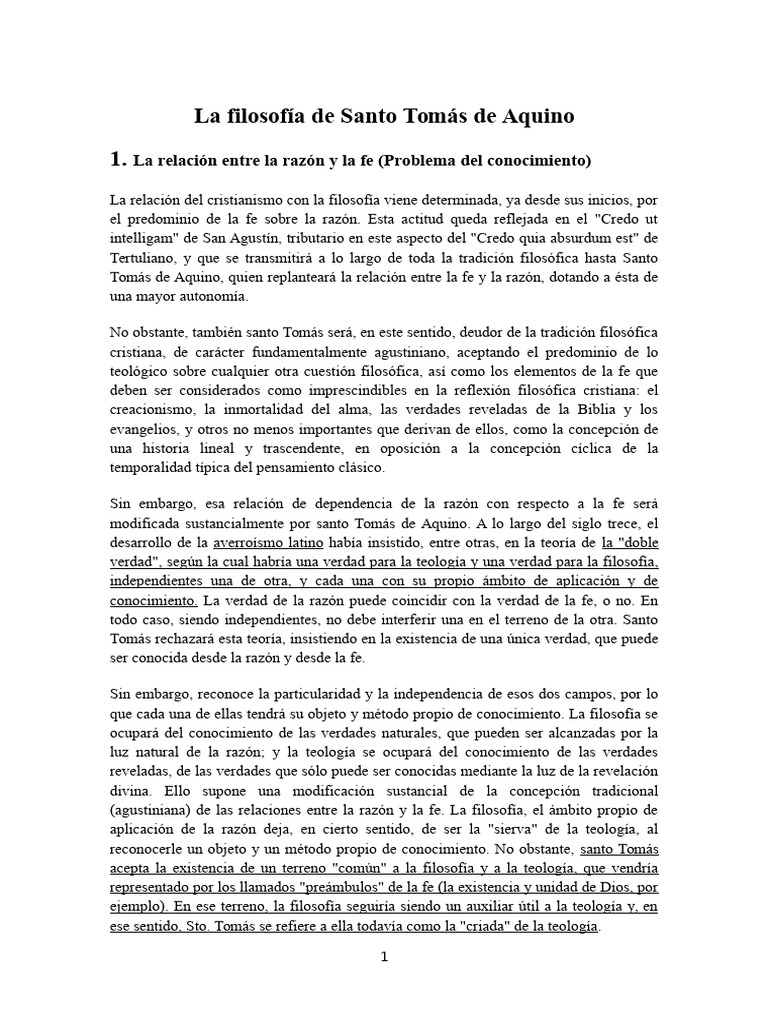 Tema 4 Santo Tomás | PDF