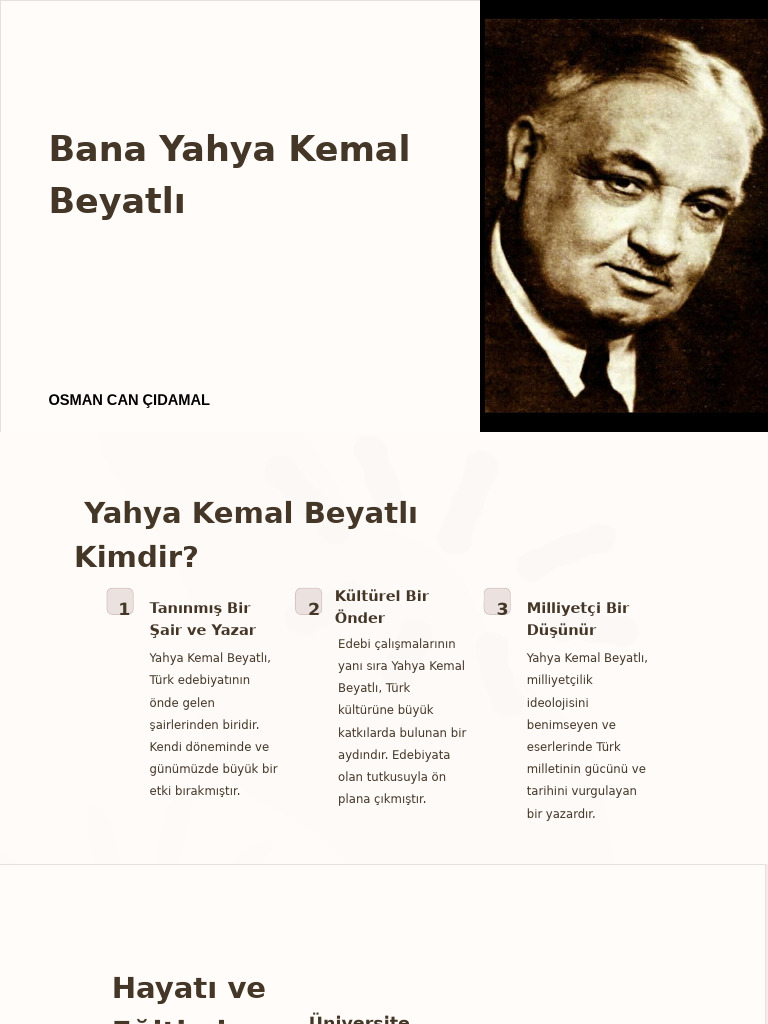 Yahya Kemal Beyatli | PDF