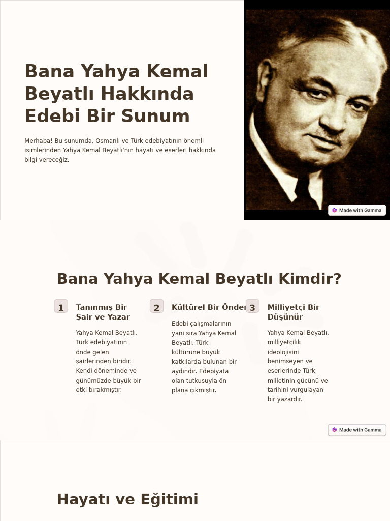 Yahya Kemal | PDF