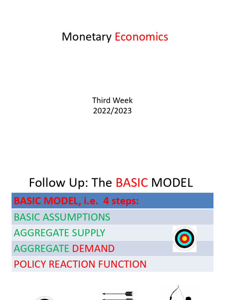 2023 Monetary Economics Third Week | PDF