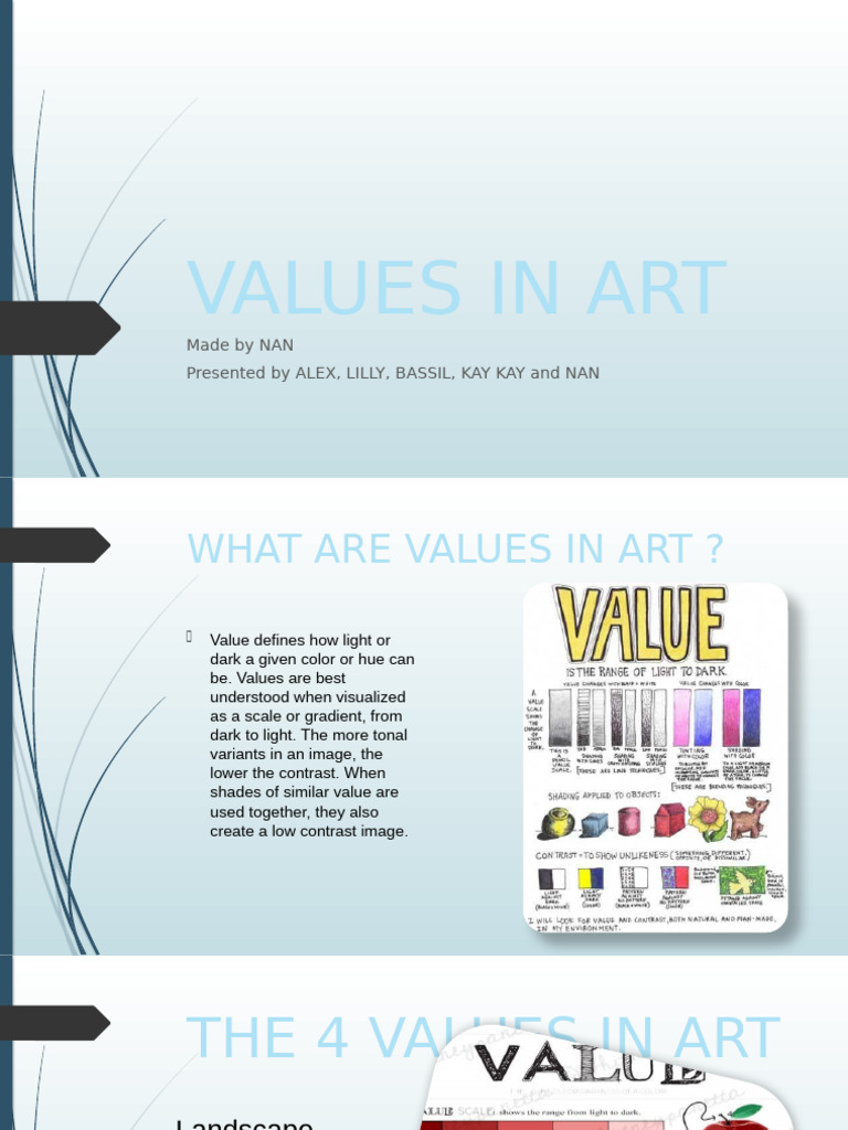 Values in Art | PDF