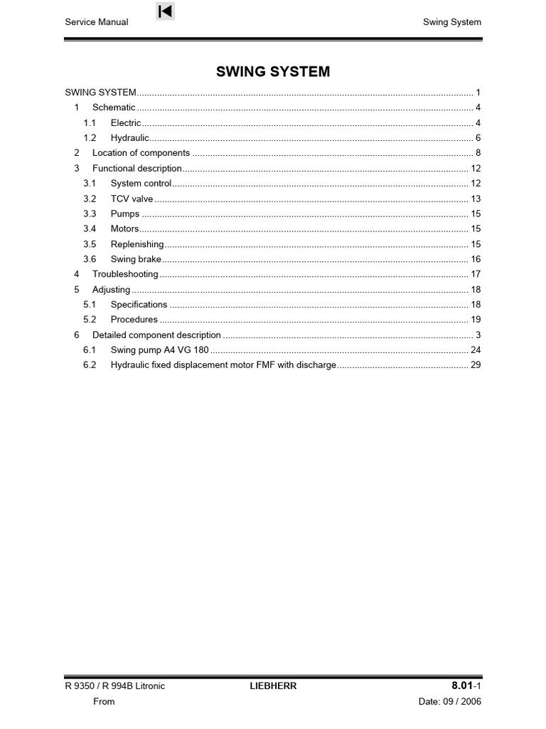 08 Swing System | PDF