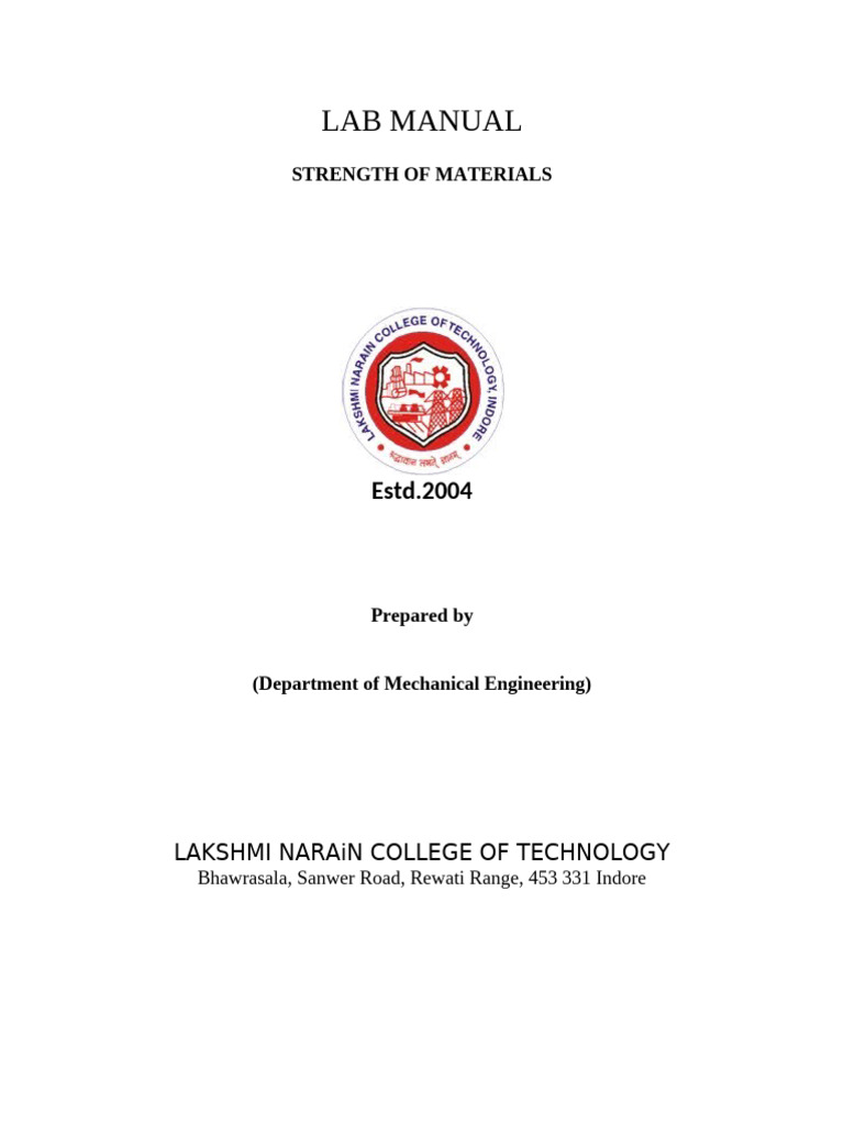 303 Som (Me-303) Exp. Manual | PDF